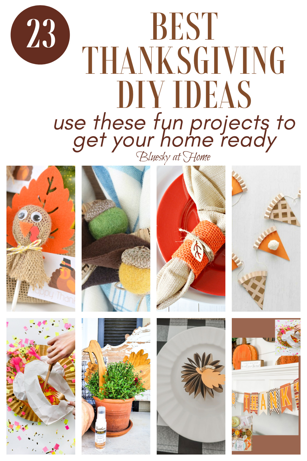 Simple Thanksgiving Hutch Decorating Ideas - Bluesky at Home