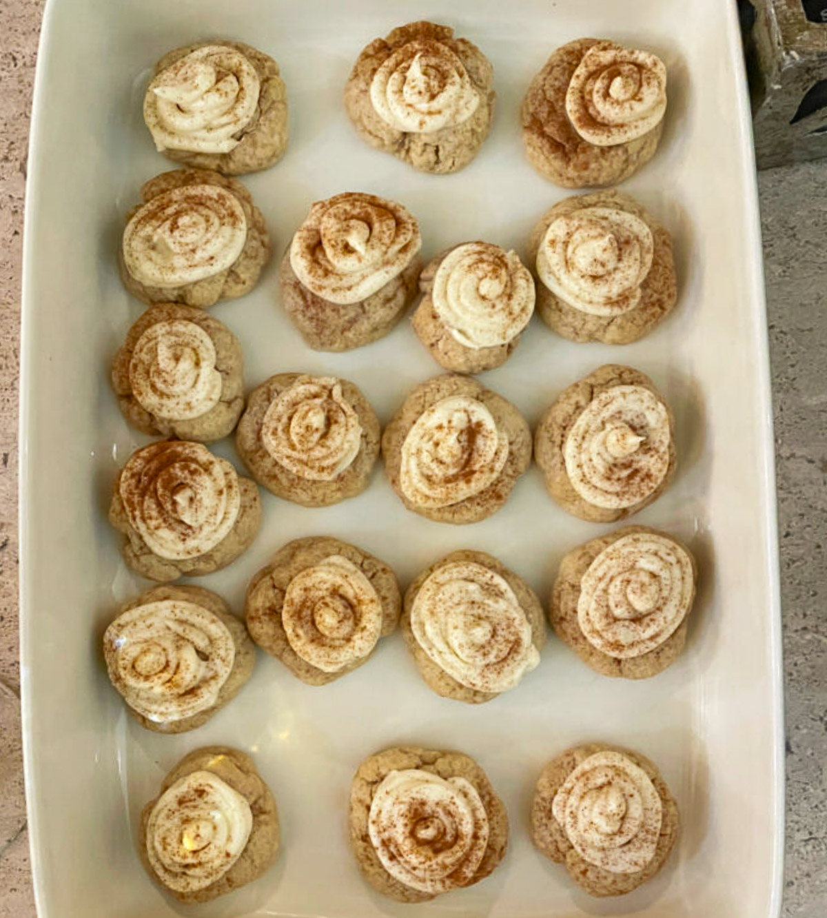Easy Cinnamon Roll Christmas Cookies - Bluesky at Home