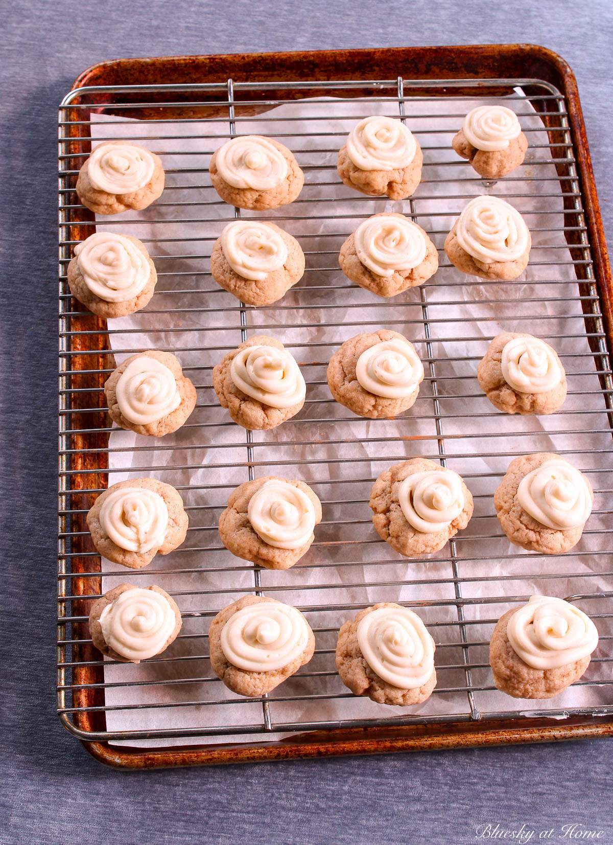 Easy Cinnamon Roll Christmas Cookies - Bluesky at Home