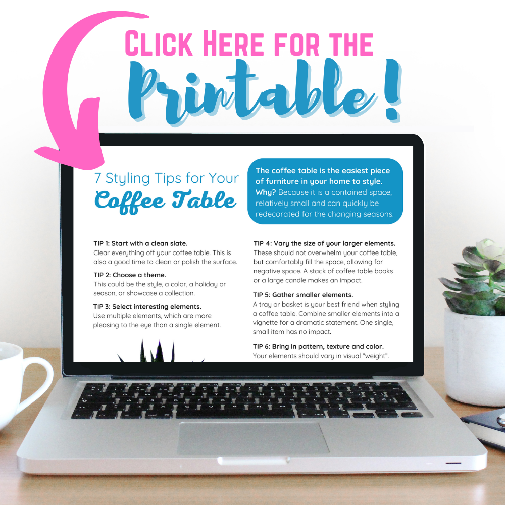 Style Your Summer Coffee Table Now with Greenery and Vintage Accents - Bluesky at Home