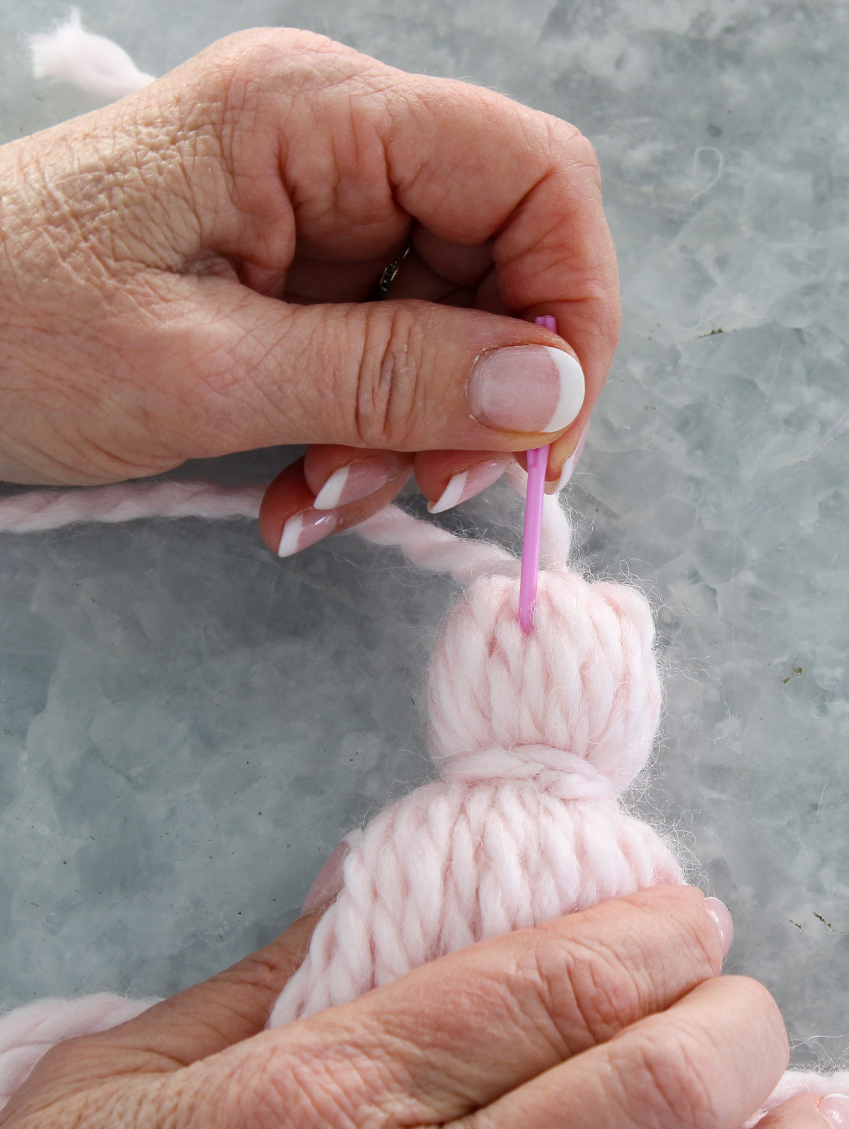 How to Make Tassels to Dress Up a Throw - Bluesky at Home