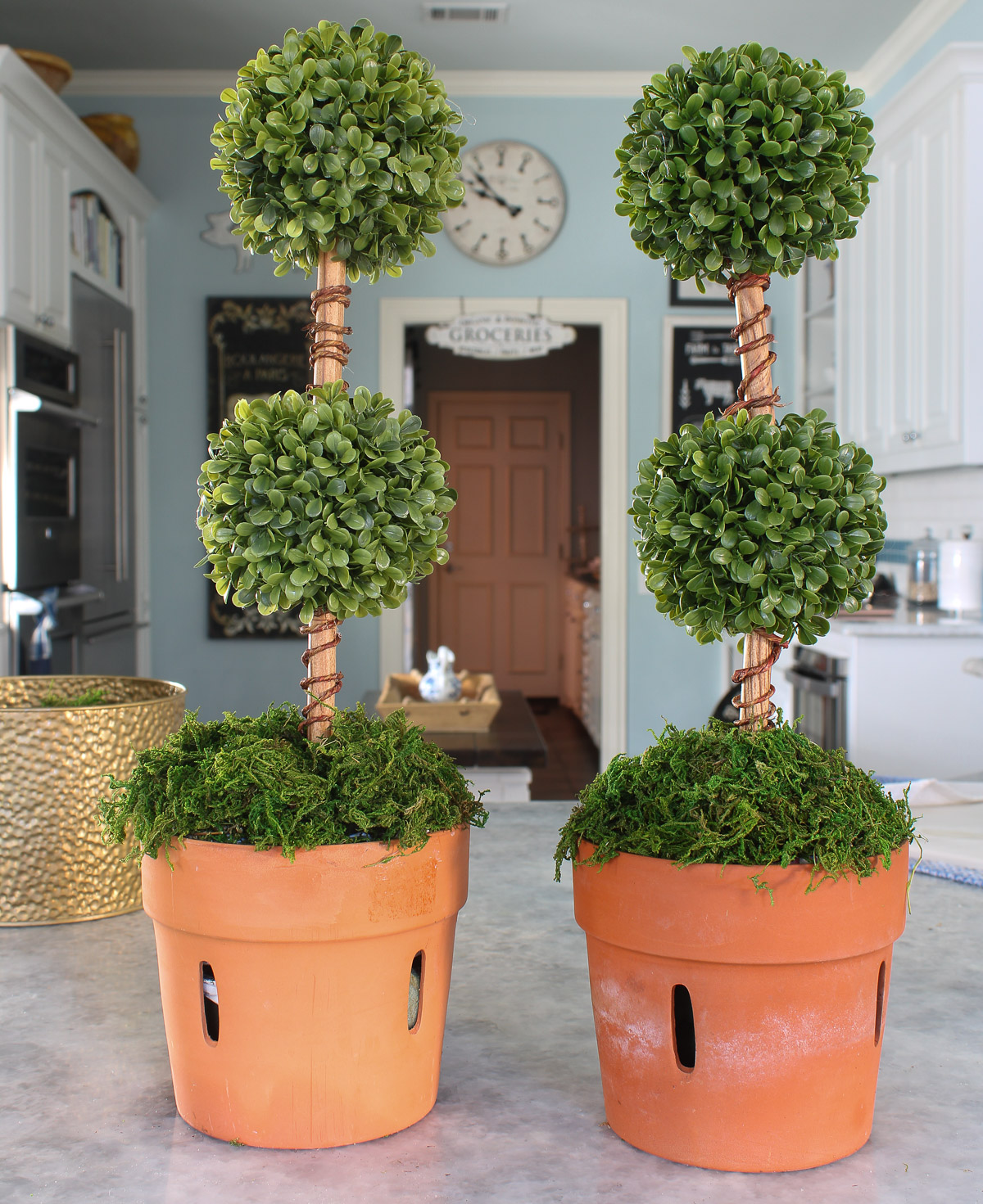 How to Make a DIY Topiary for a Spring Vignette - Bluesky at Home