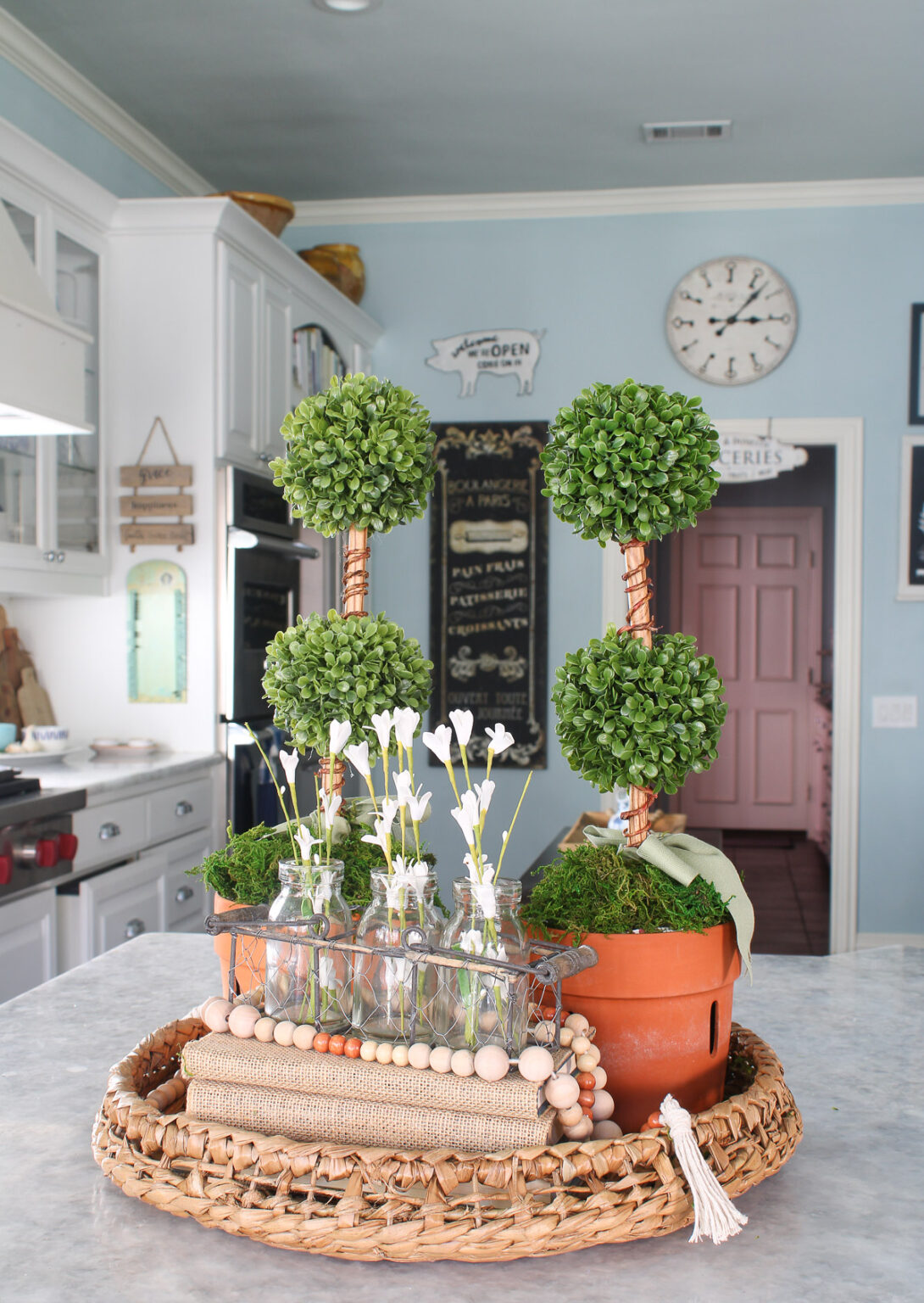 How to Make a DIY Topiary for a Spring Vignette - Bluesky at Home