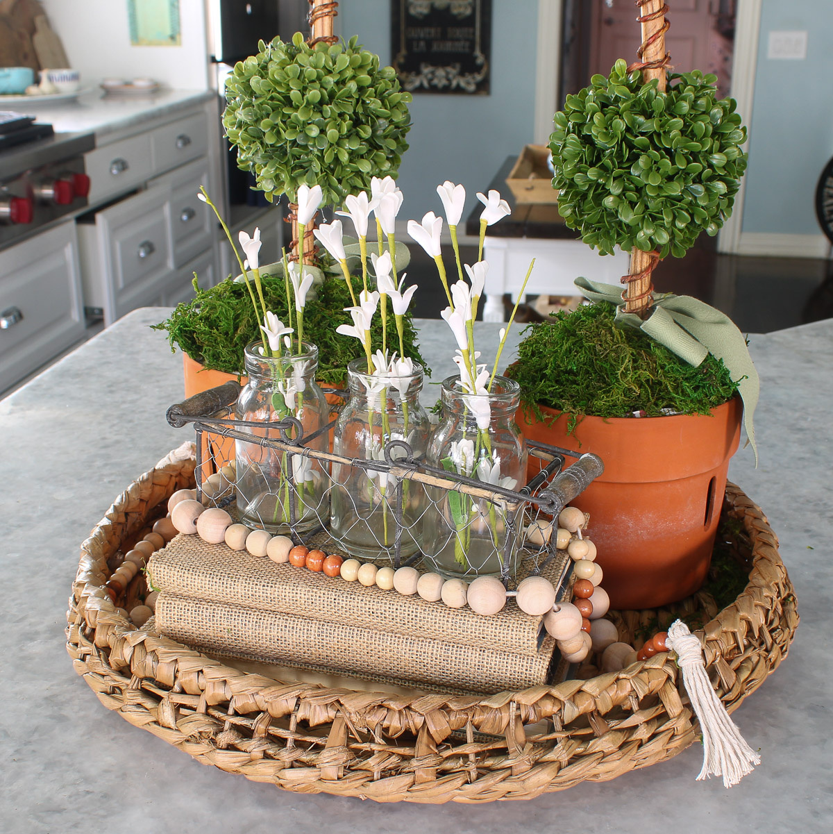 How to Make a DIY Topiary for a Spring Vignette - Bluesky at Home