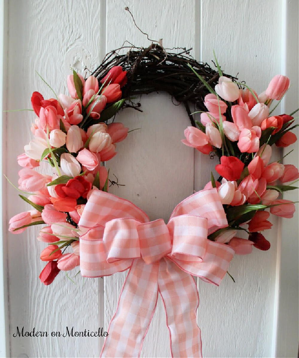 15 Amazing DIY Ideas for Creating a Spring Wreath - Bluesky at Home