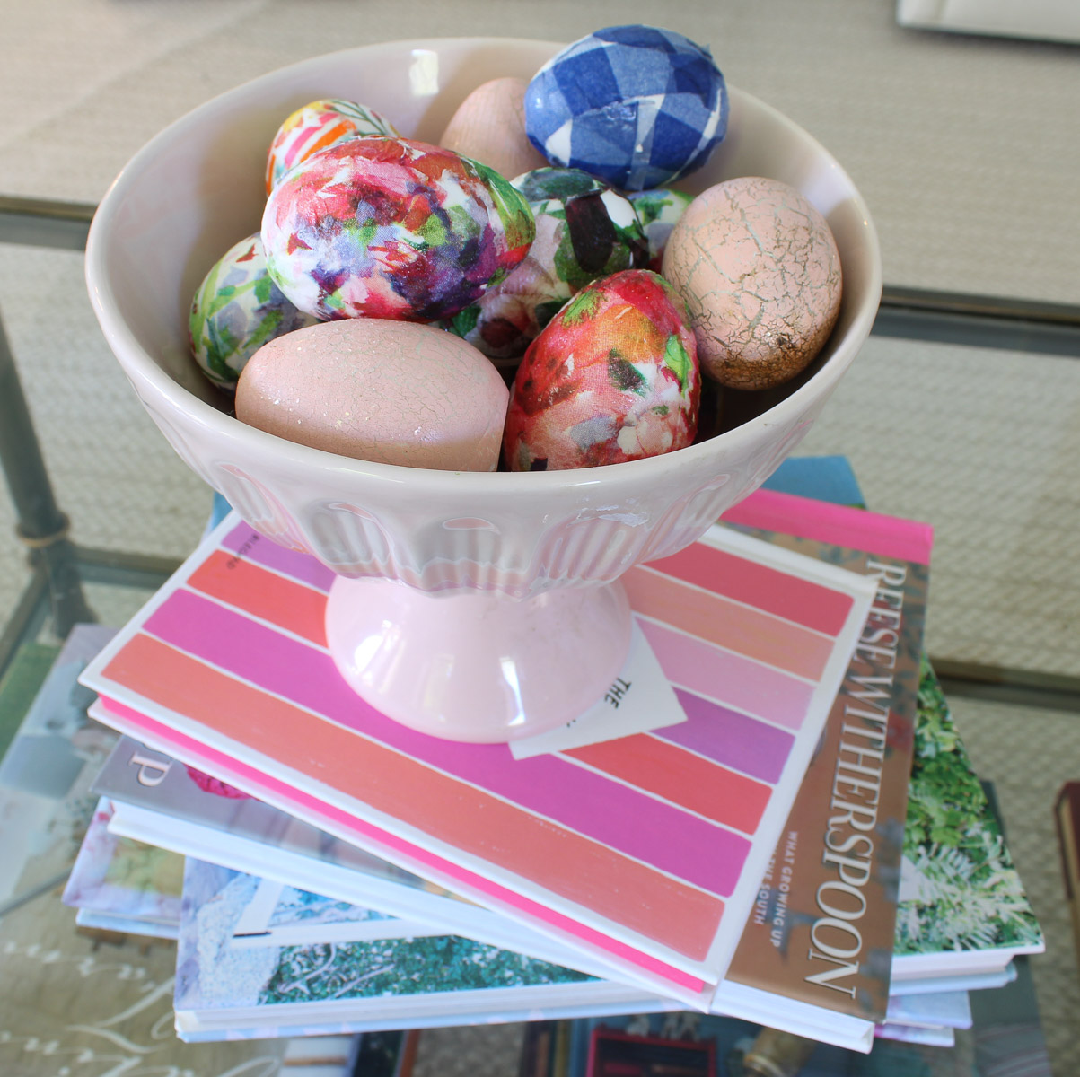 One-Hour Vase Makeover for Your Spring Coffee Table - Bluesky at Home