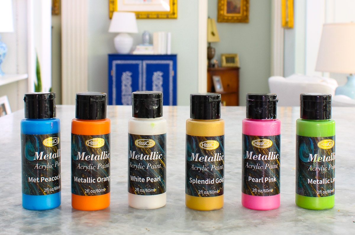 How to Decorate Glass with Paint for Your Home Decor - Bluesky at Home