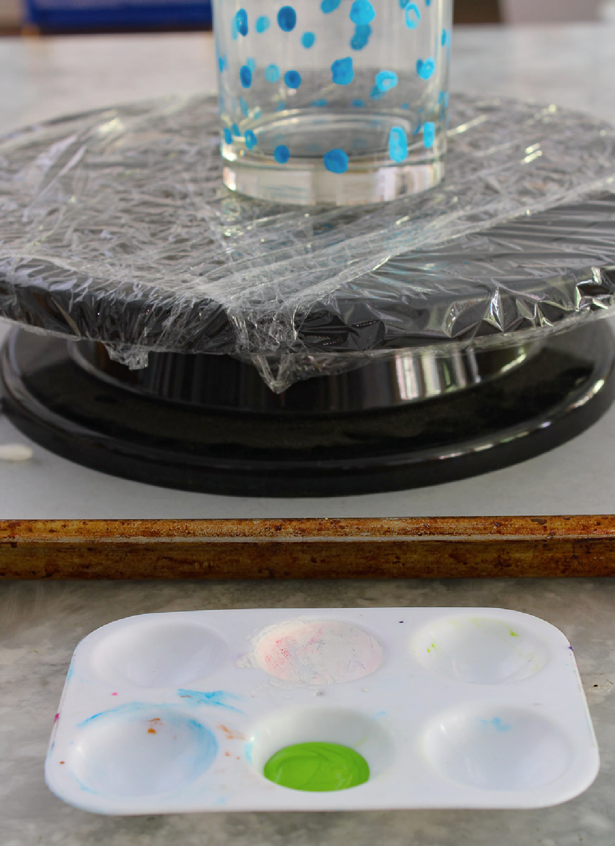 How to Decorate Glass with Paint for Your Home Decor - Bluesky at Home