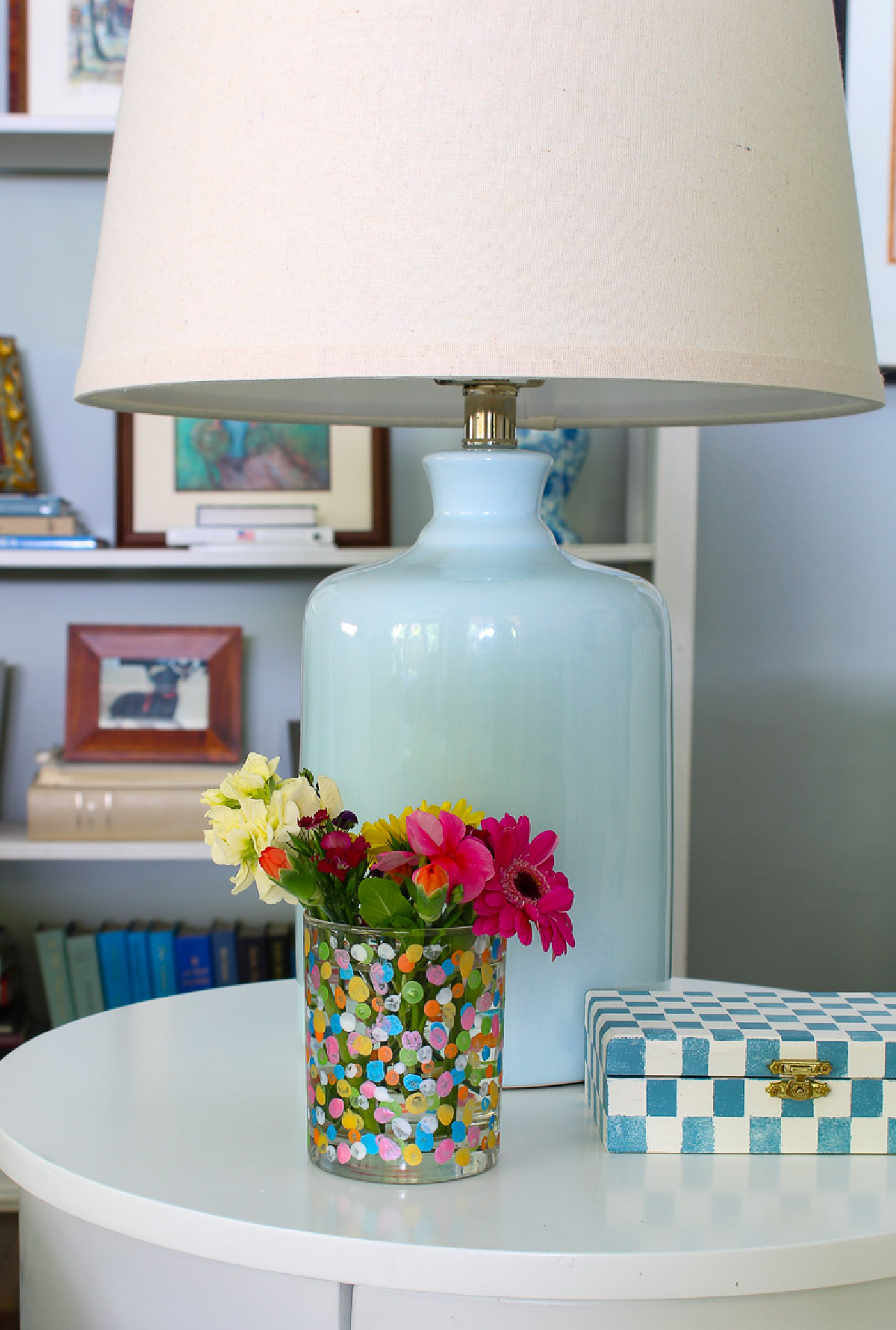 How to Decorate Glass with Paint for Your Home Decor - Bluesky at Home