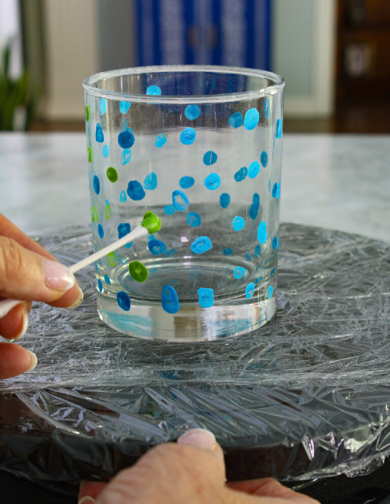 How to Decorate Glass with Paint for Your Home Decor - Bluesky at Home