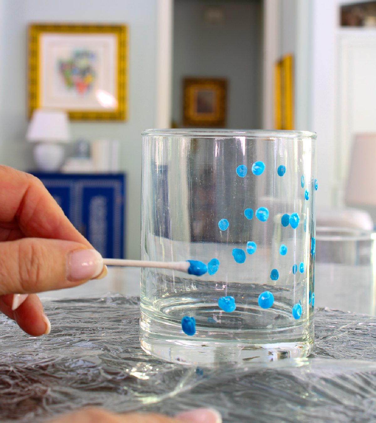 How to Decorate Glass with Paint for Your Home Decor - Bluesky at Home