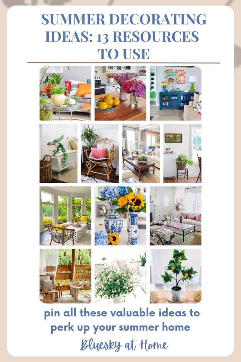 Decorating at Home: 13 Summer Decor Ideas to Explore - Bluesky at Home