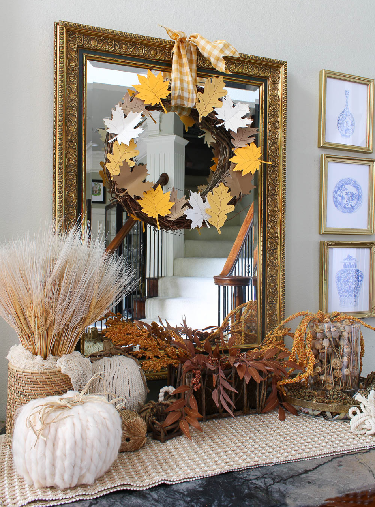 5 Ways to Use DIY Paper Leaves in Your Fall Decor - Bluesky at Home