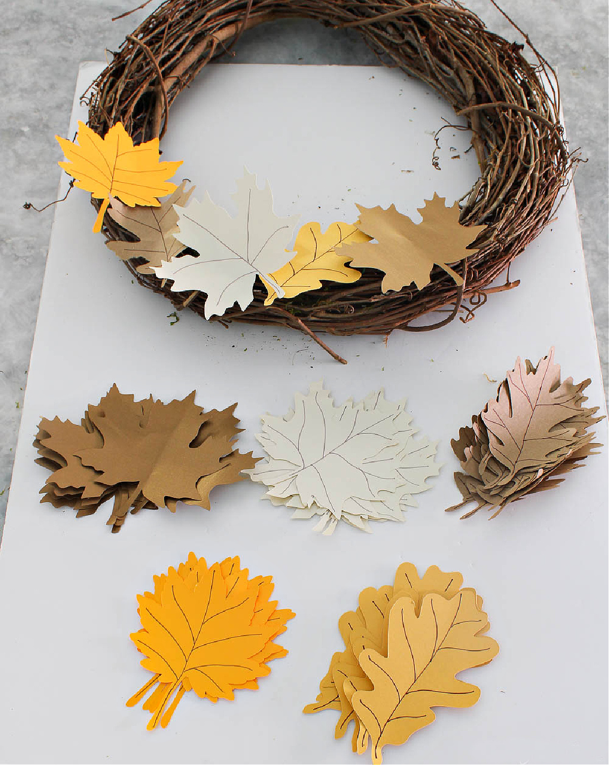 5 Ways to Use DIY Paper Leaves in Your Fall Decor - Bluesky at Home