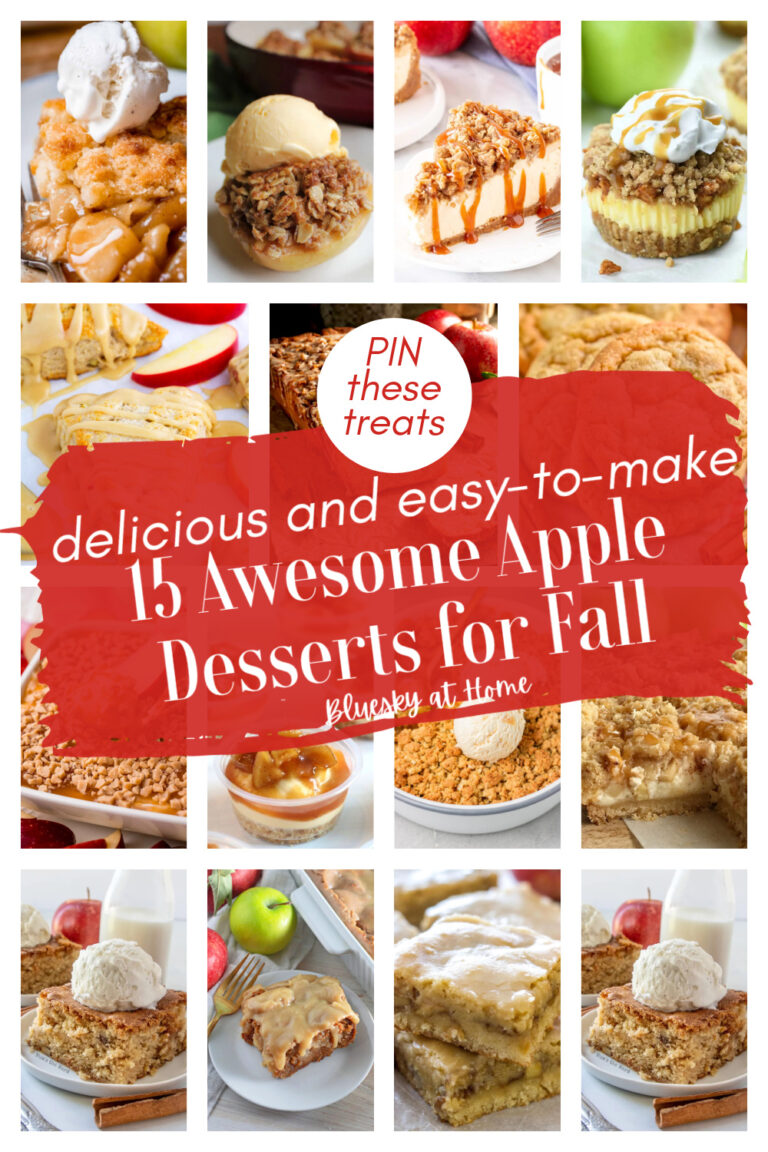 15 Awesome Apple Desserts for Fall - Bluesky at Home