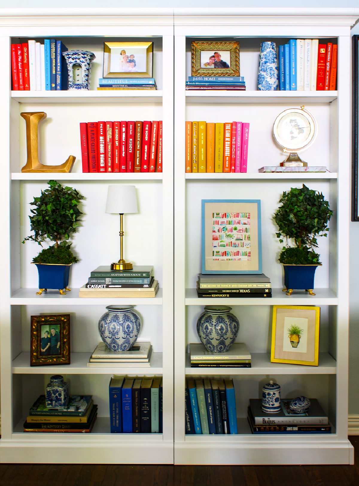 How to Style a Living Room Bookcase from Scratch - Bluesky at Home