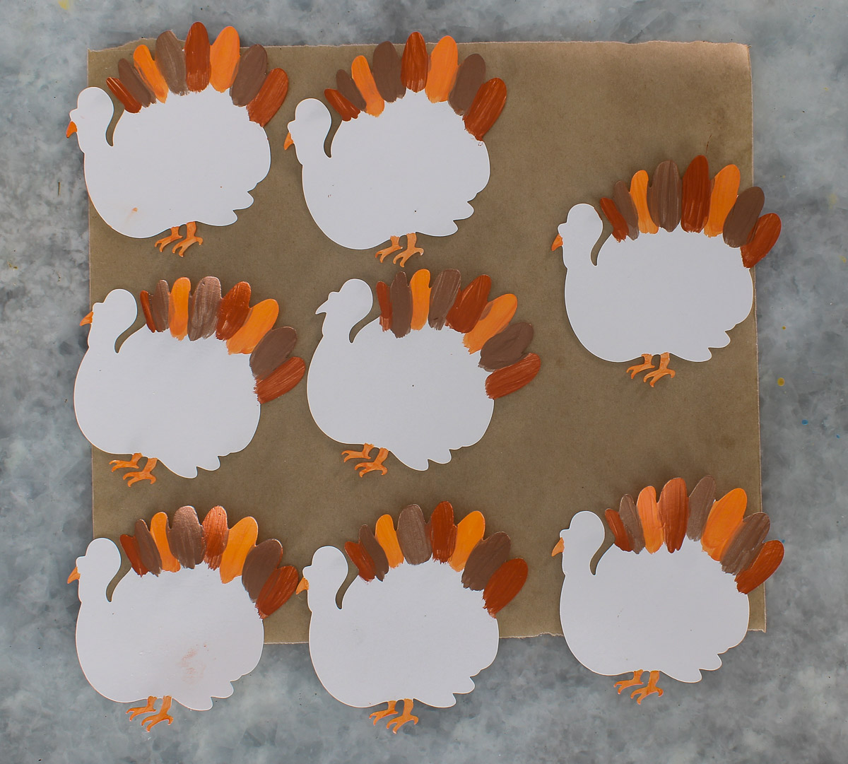 How to Make Turkey-Themed Thanksgiving Place Cards - Bluesky at Home