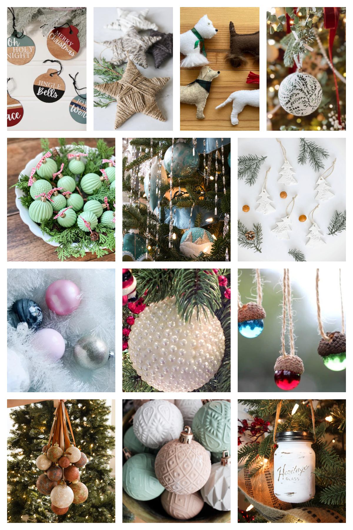 13 Best Christmas Tree DIY Ornaments - Bluesky at Home