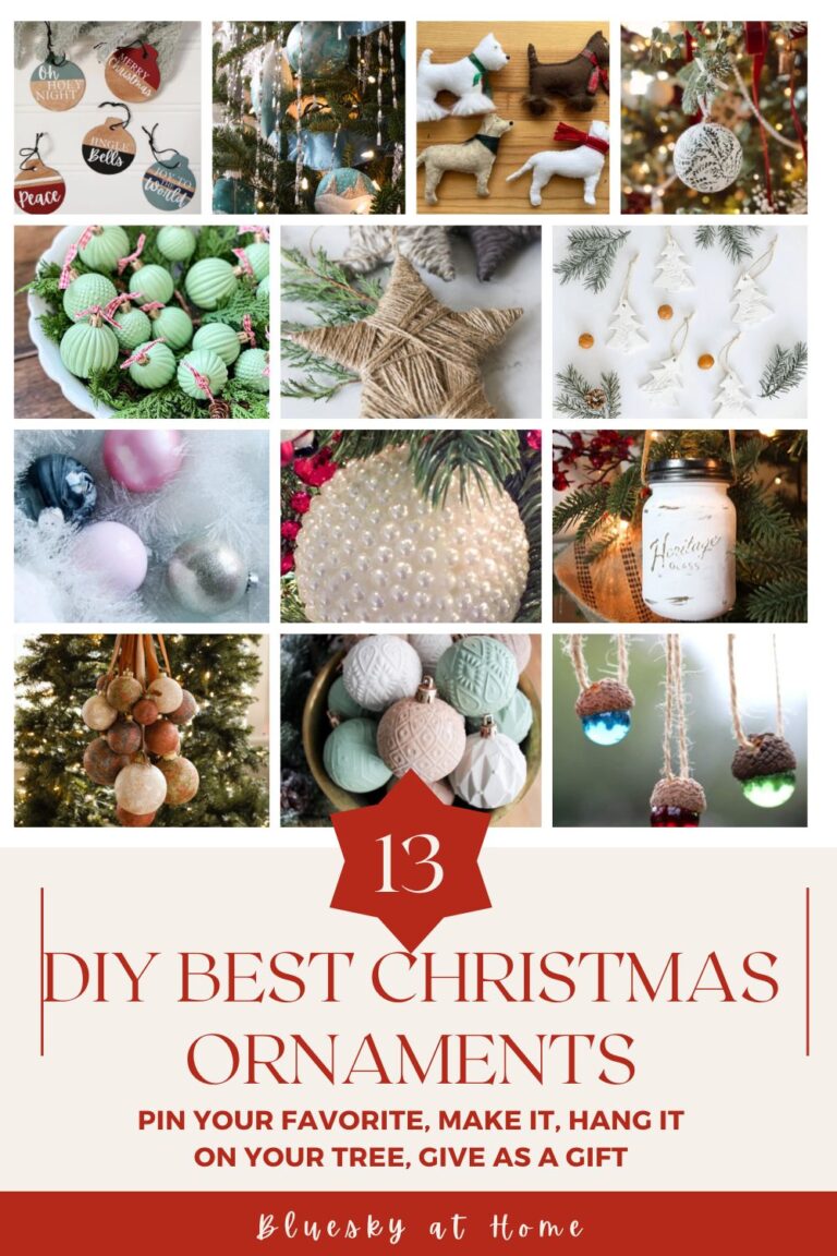 13 Best Christmas Tree DIY Ornaments - Bluesky at Home