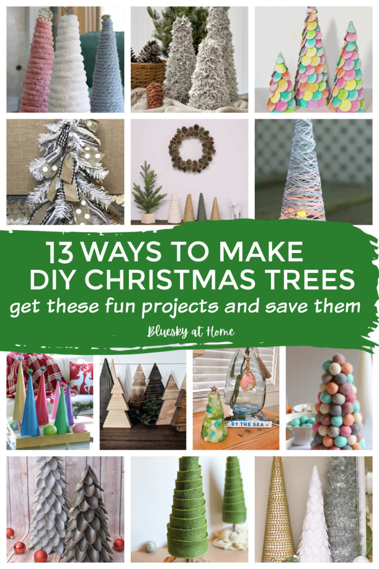 13 Creative DIY Christmas Tree Crafts - Bluesky at Home