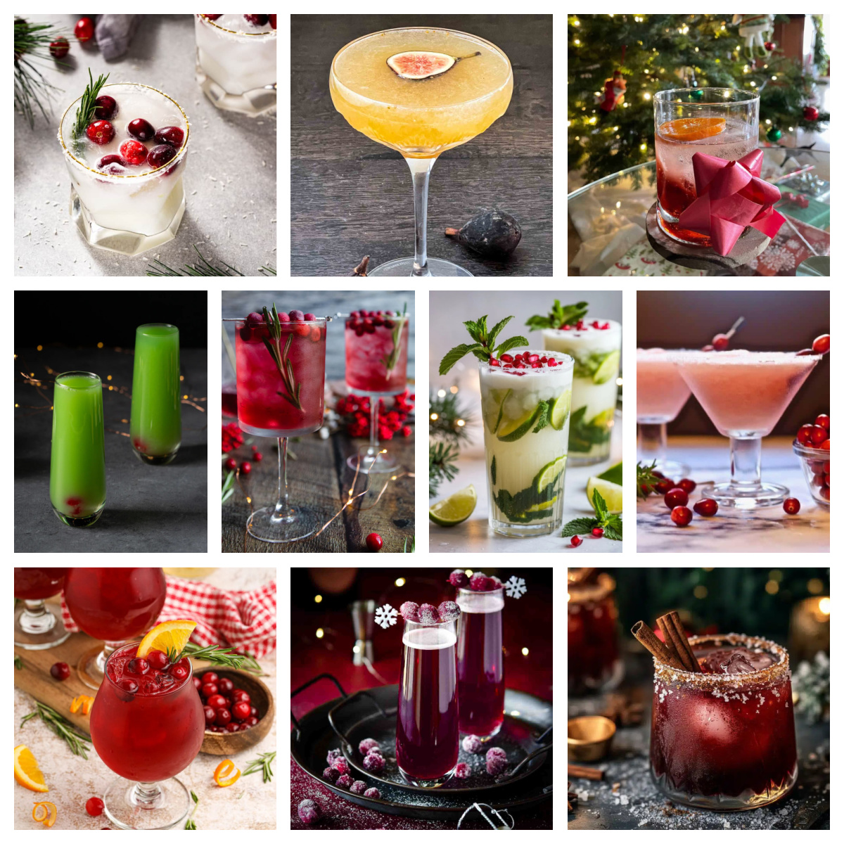 10 Fun and Fabulous Holiday Cocktails - Bluesky at Home