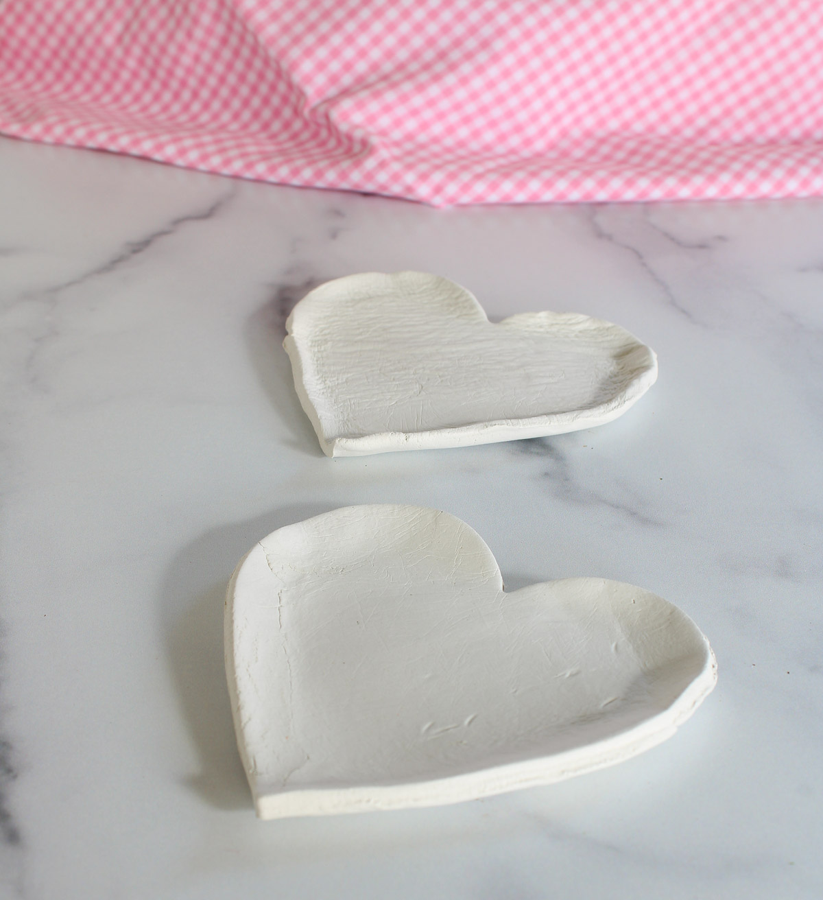 How to Make a Valentine's Heart-Shaped Air-Dry Clay Dish - Bluesky at Home