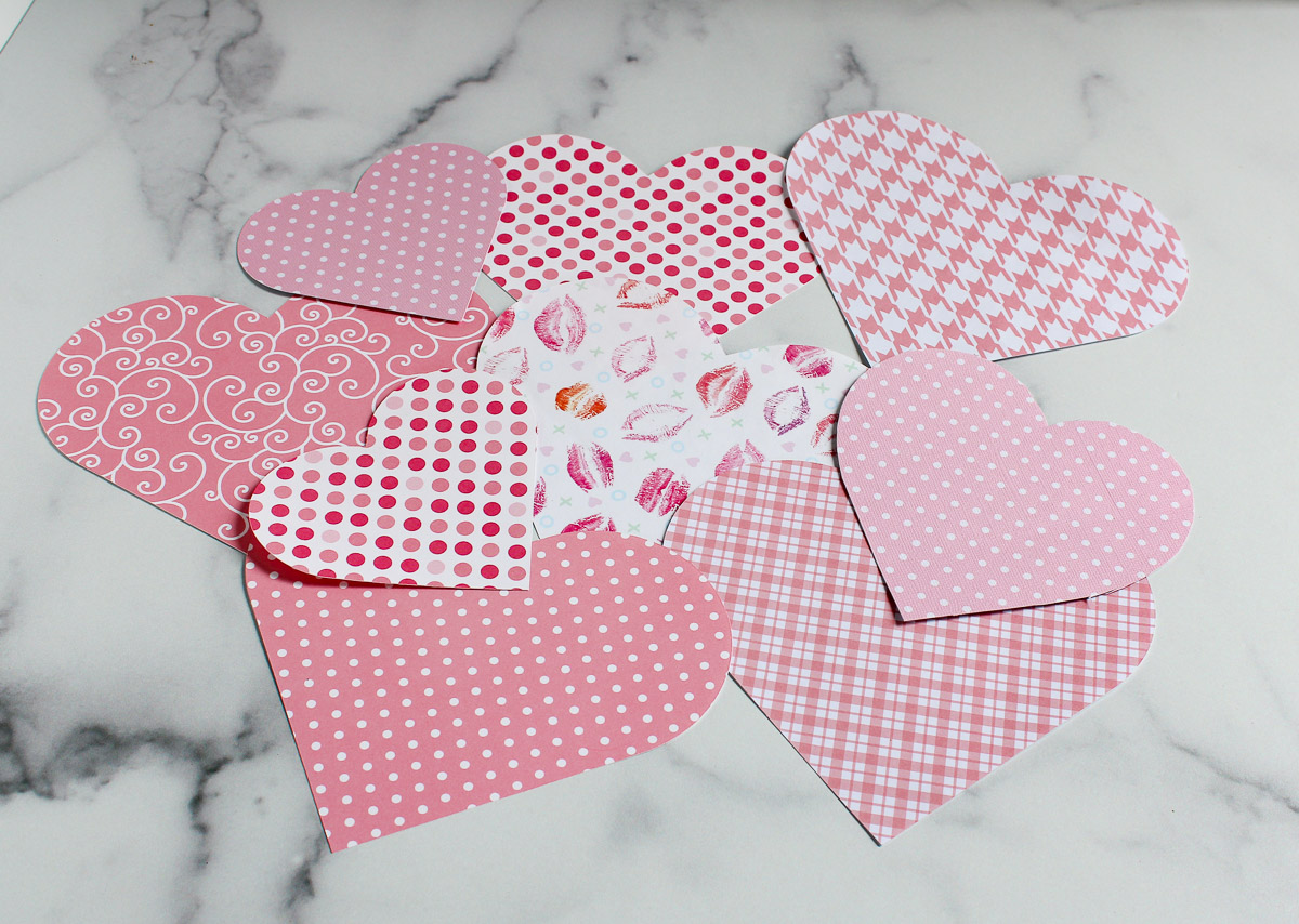 Easy DIY Valentine’s Day Paper Heart Art - Bluesky at Home