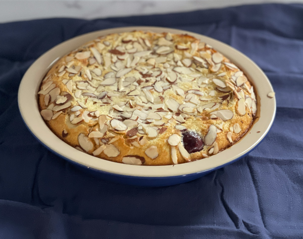 Easy and Delicious Dark Cherry Clafouti Dessert - Bluesky at Home