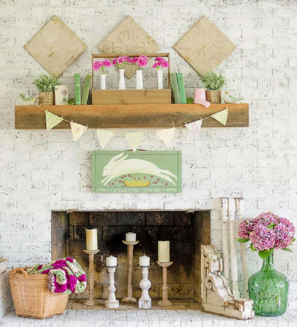 17 Stunning Spring Mantel Decor Ideas to Refresh Your Home - Bluesky at ...