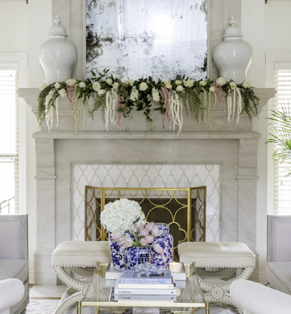 13 Inspiring Ideas for Stunning Spring Mantel Decor - Bluesky at Home