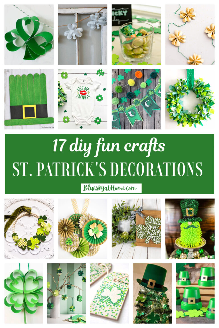 17 Fun and Easy St. Patrick's Day DIY Crafts - Bluesky at Home