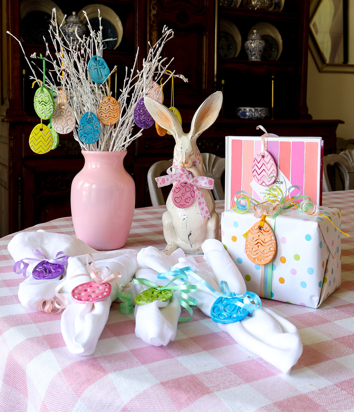 5 Cute Ways to Use Air-Dry Clay Easter Eggs - Bluesky at Home