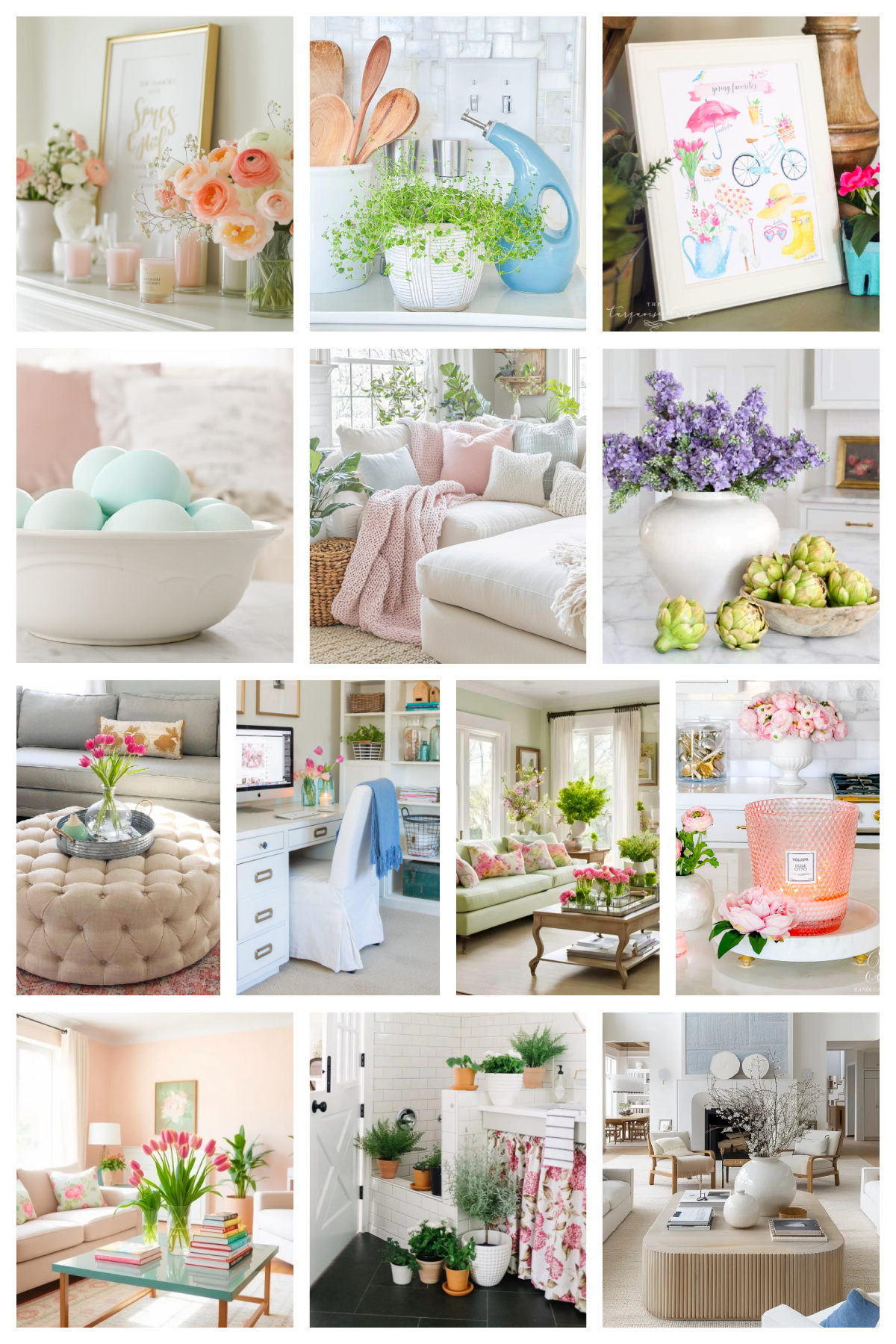 13 Fresh Spring Home Decor Ideas - Bluesky at Home