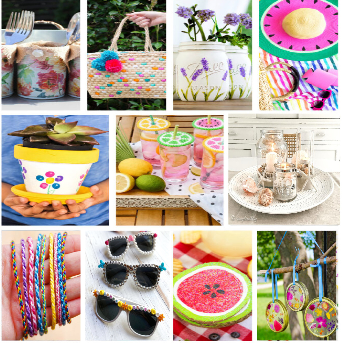 15 Fun DIY Summer Crafts to Stay Busy and Creative - Bluesky at Home