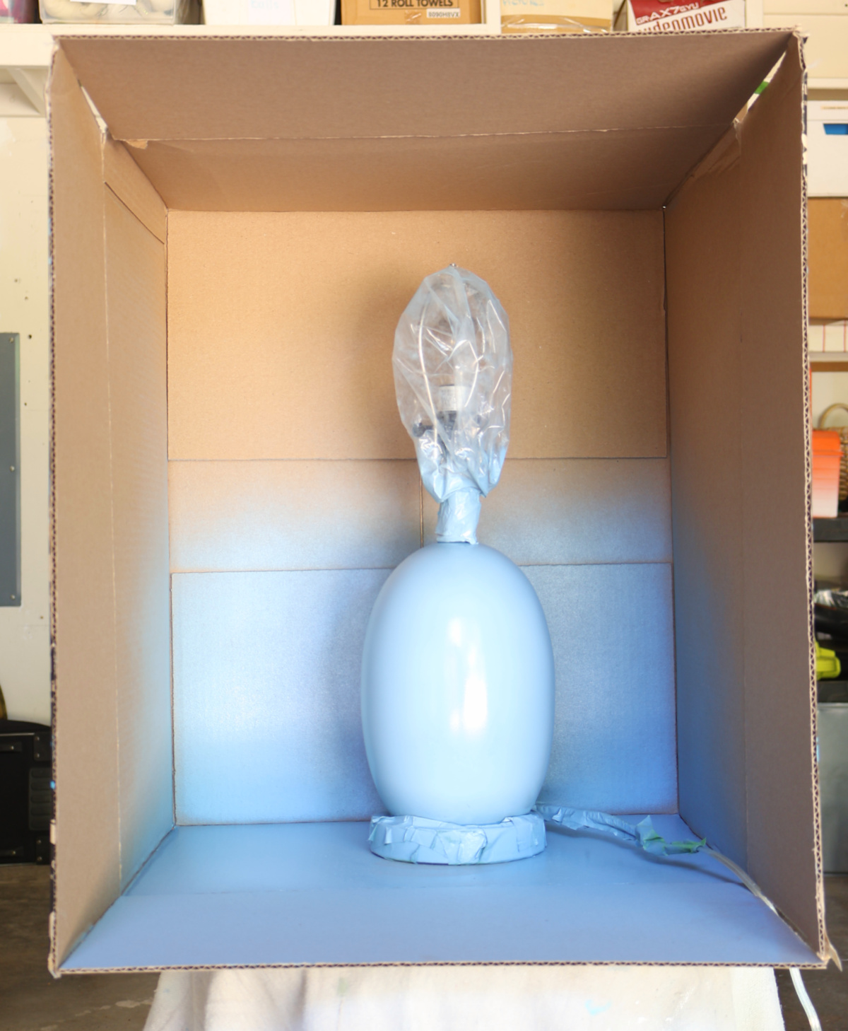 How to Easily Spray Paint a Glass Lamp for a Fresh New Look - Bluesky ...