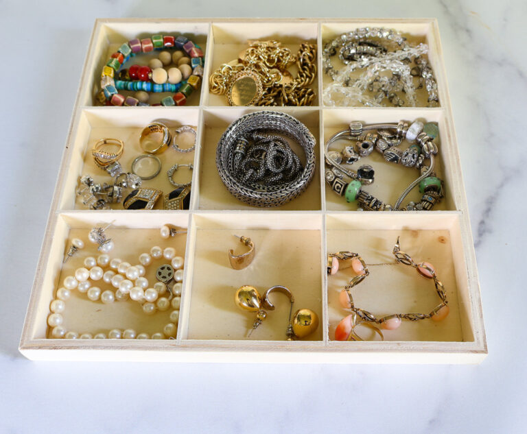 How to Make a DIY Jewelry Organizer - Bluesky at Home