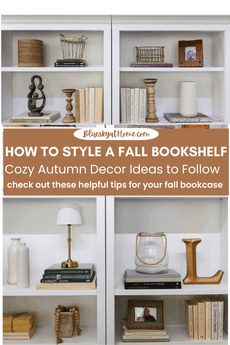 How to Style an Autumn Bookshelf: Transform Your Shelves for Fall ...
