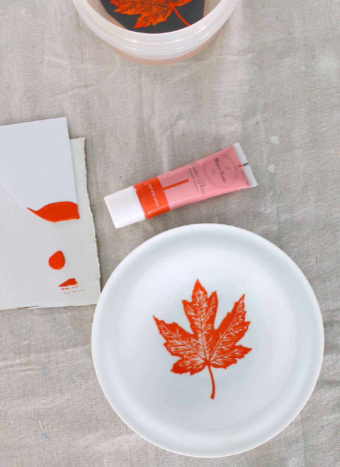 How to Create Beautiful Decorative Fall Plates for Your Home - Bluesky ...