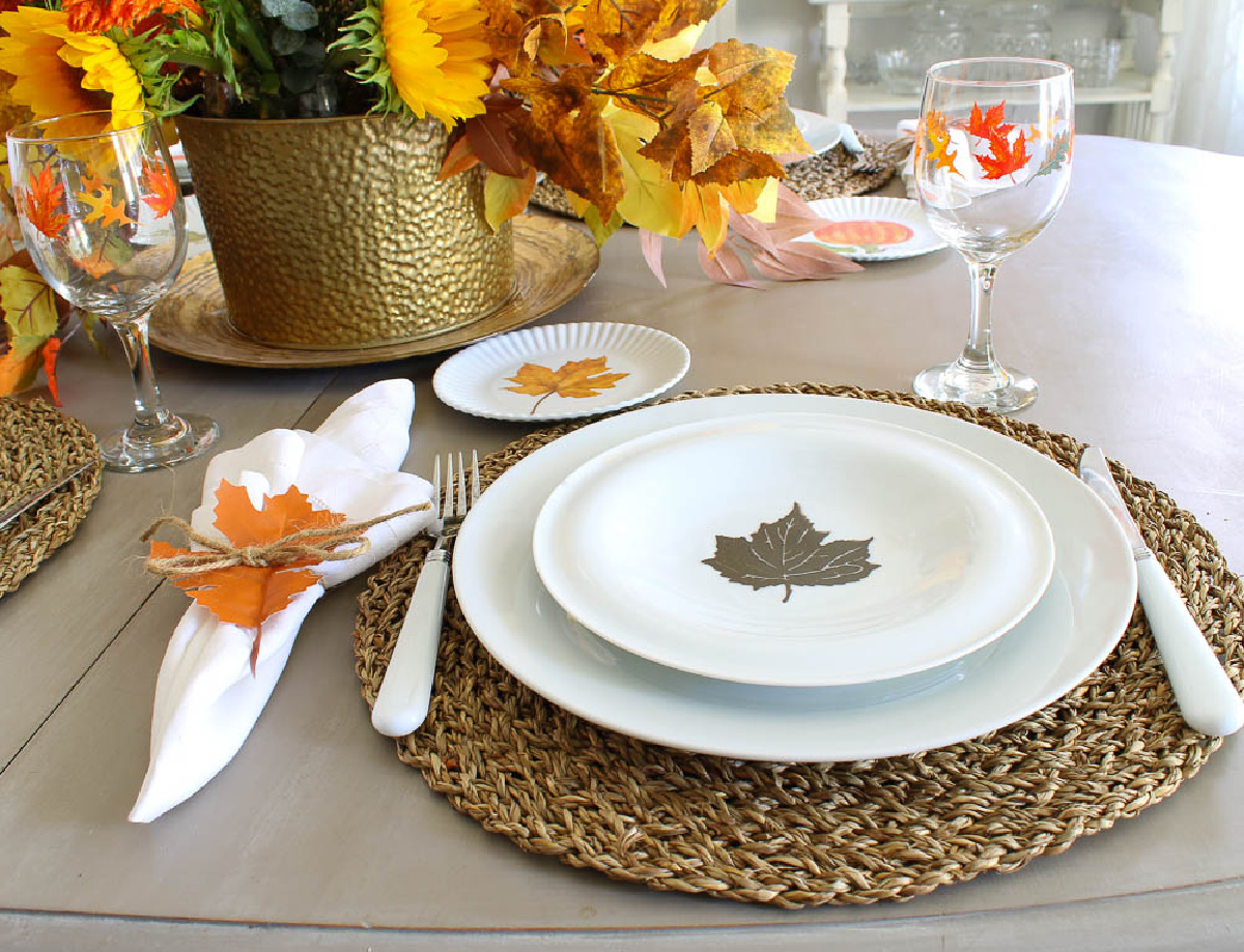 How to Create Beautiful Decorative Fall Plates for Your Home - Bluesky ...