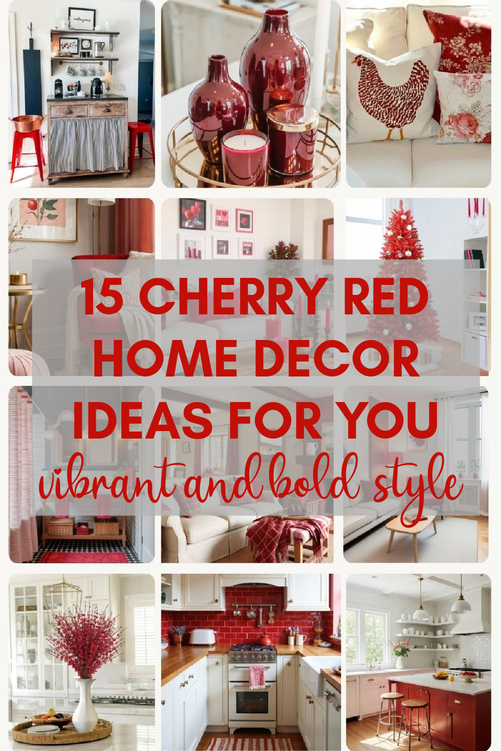 How to Use Cherry Red in Home Decor: 15 Ways to Make This Bold Color ...