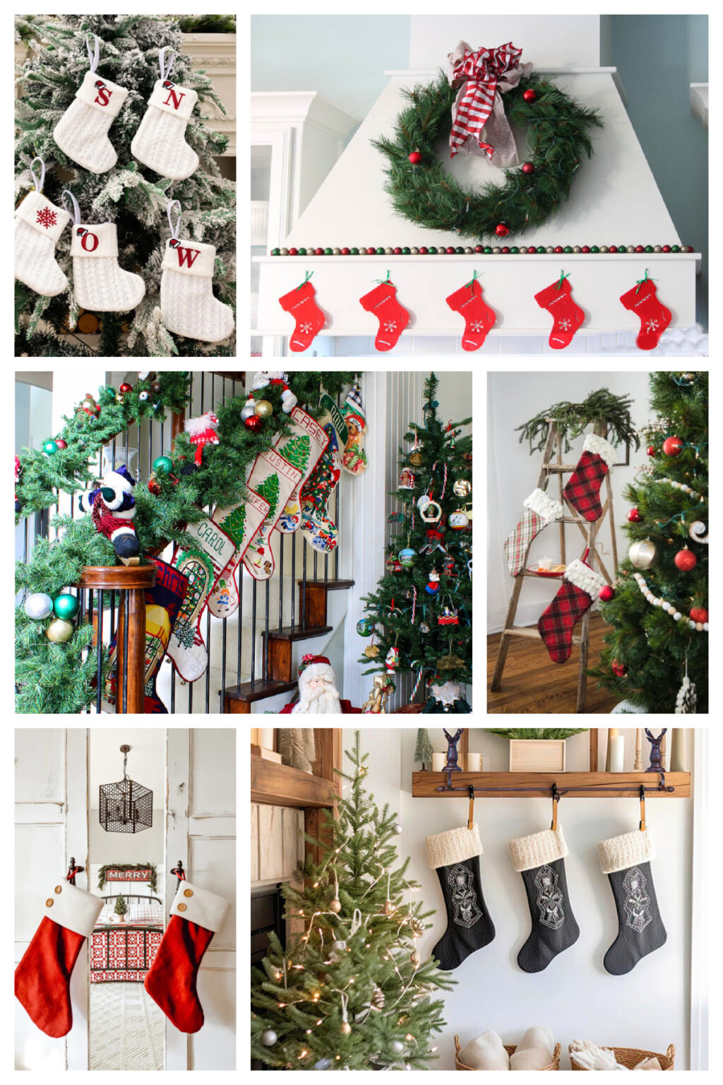 Christmas Stocking Display Ideas (With or Without a Mantel) - Bluesky ...