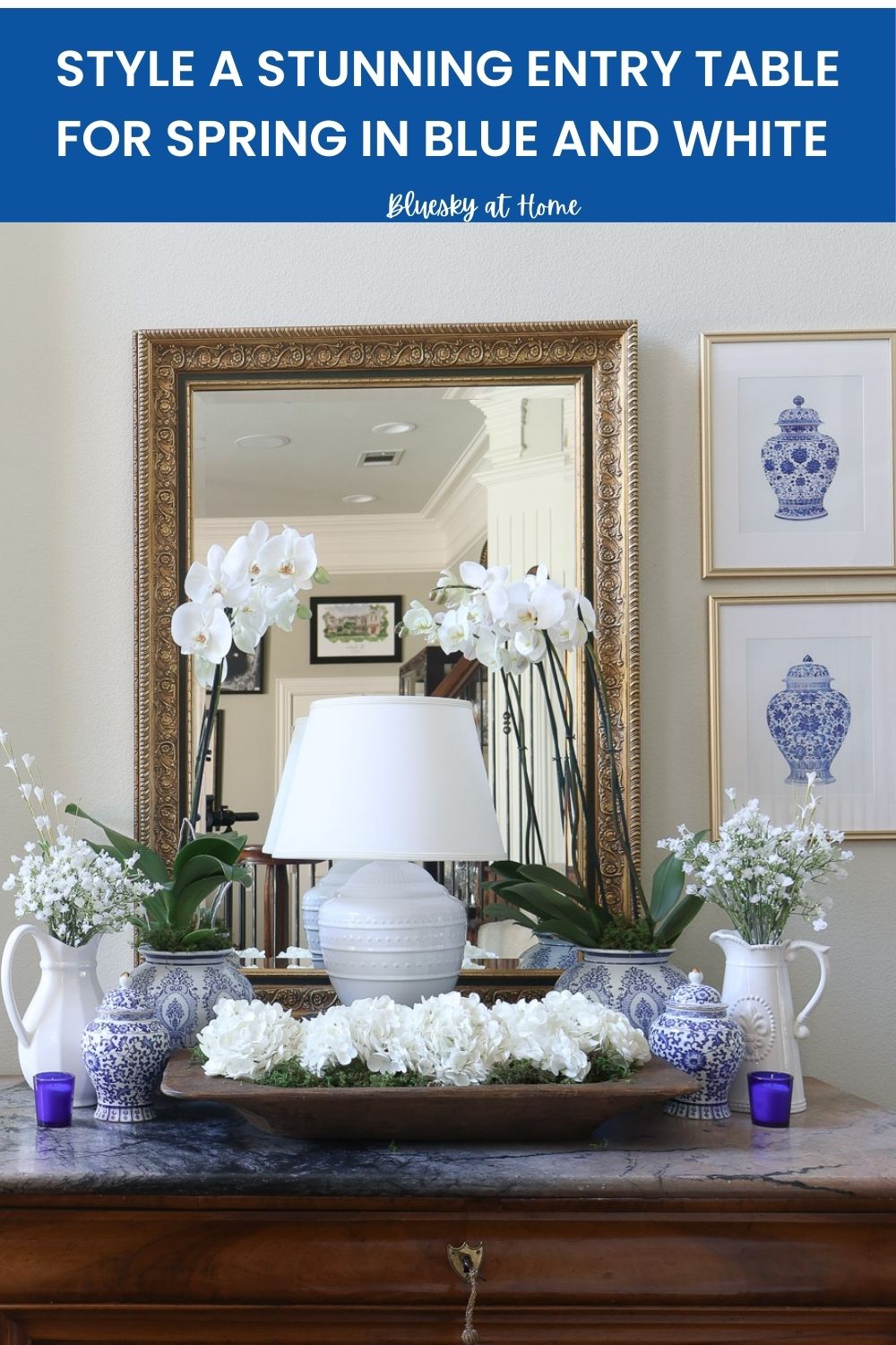 How to Make an All-White Spring Flower Arrangement for Your Entry ...