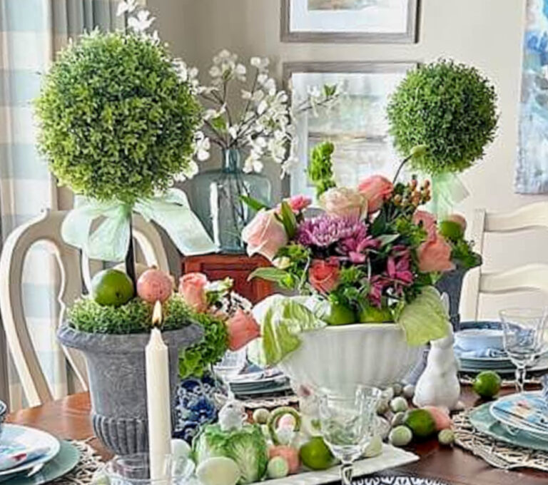 21 Easy Spring Floral Centerpiece Ideas to Make at Home - Bluesky at Home